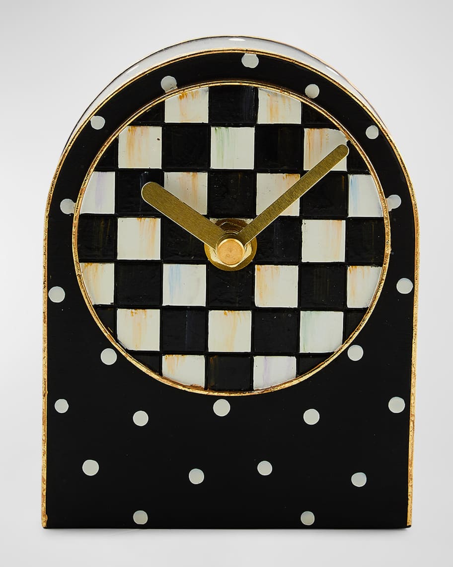 MacKenzie-Childs Courtly Check and Dot Clock | Horchow