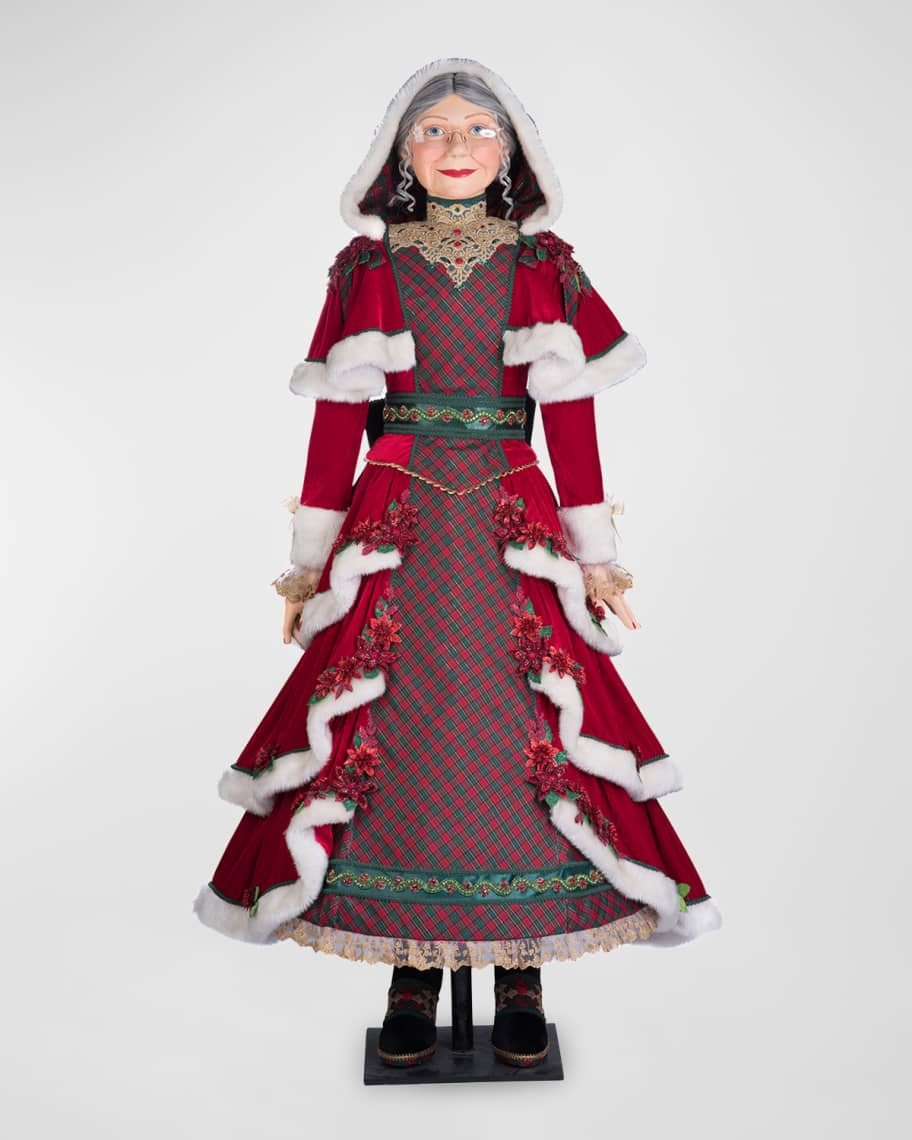Katherine's Collection Life-Size Merry Magic Mrs. Claus Doll, 63.5 ...