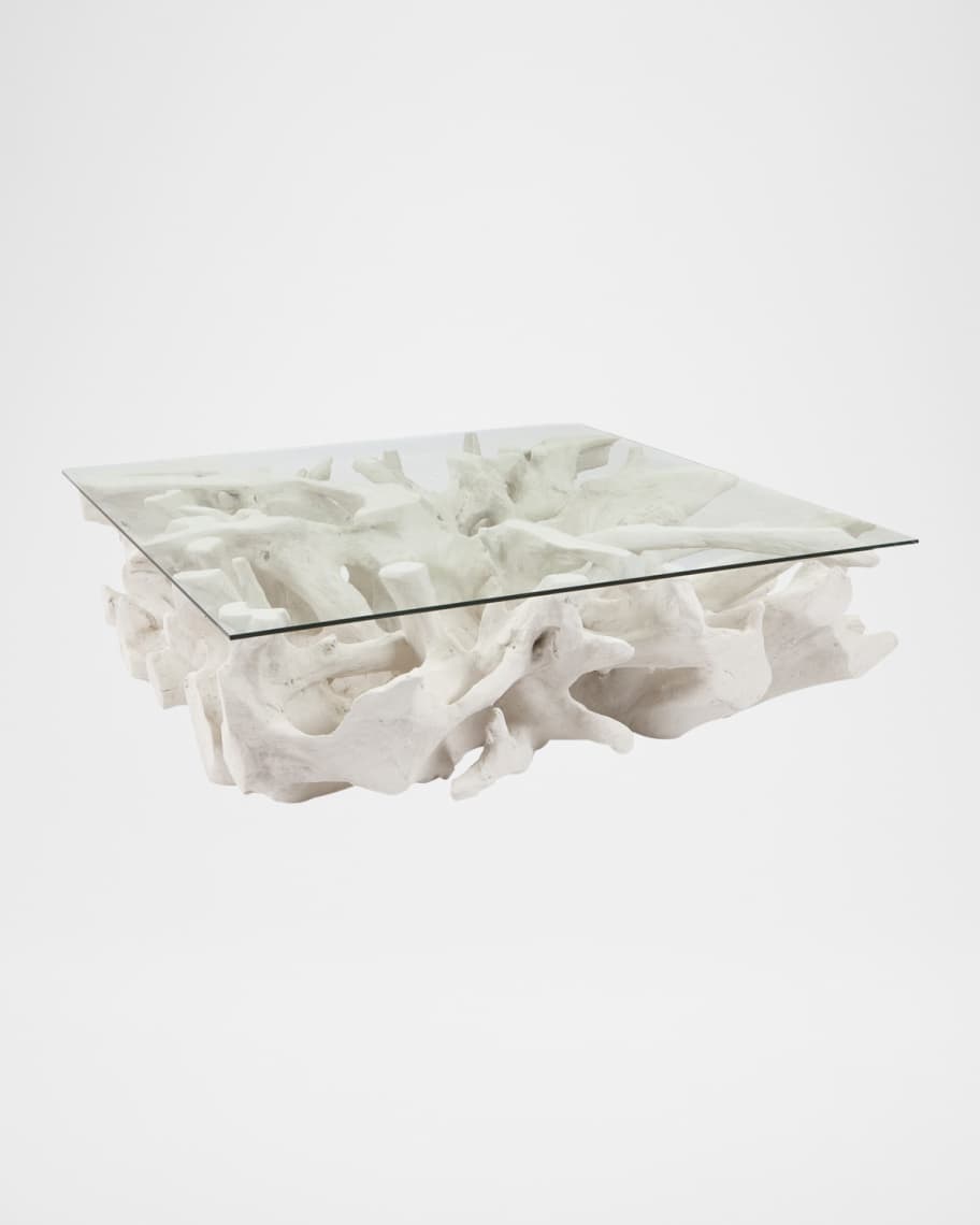 Phillips Collection Cast Root Coffee Table, White Stone | Horchow