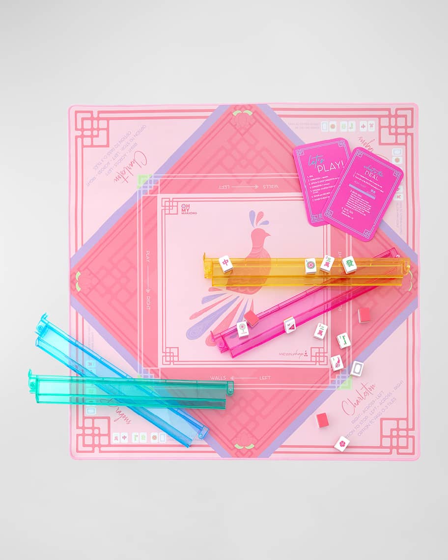 OH MY MAHJONG Bird Bam Neoprene Mahjong Mat | Horchow