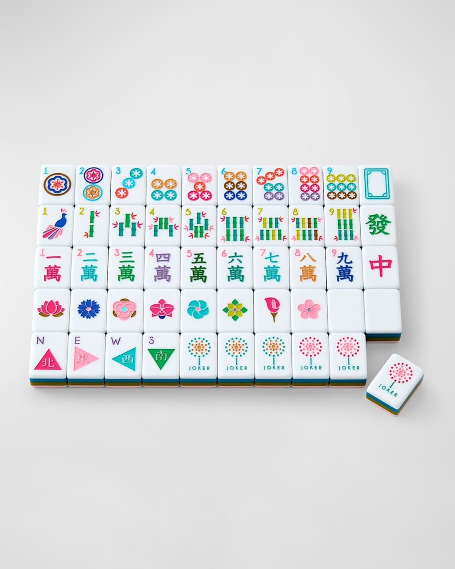 OH MY MAHJONG La Fete Mahjong Tile Set | Horchow