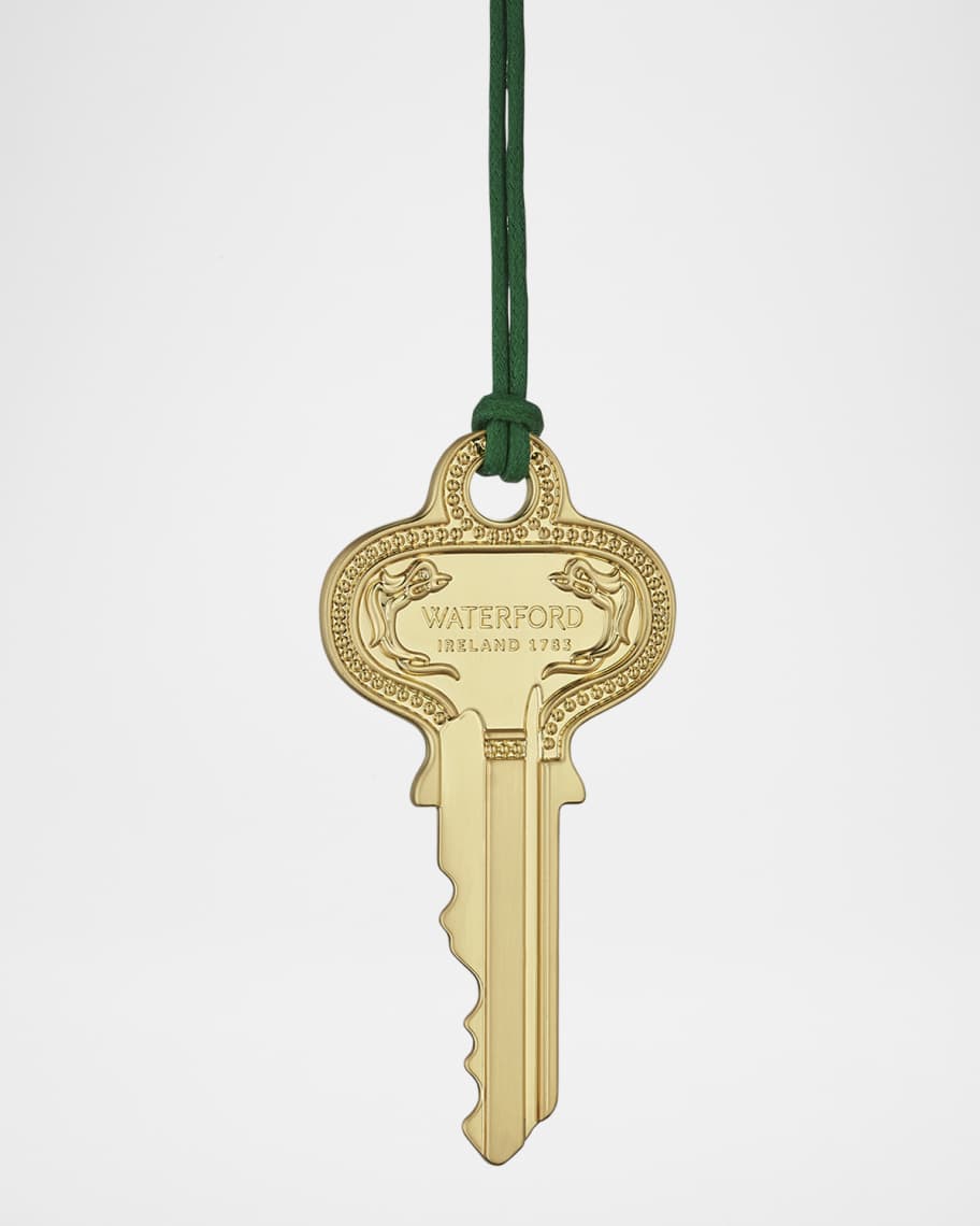 Waterford Crystal Golden Key Christmas Ornament | Horchow