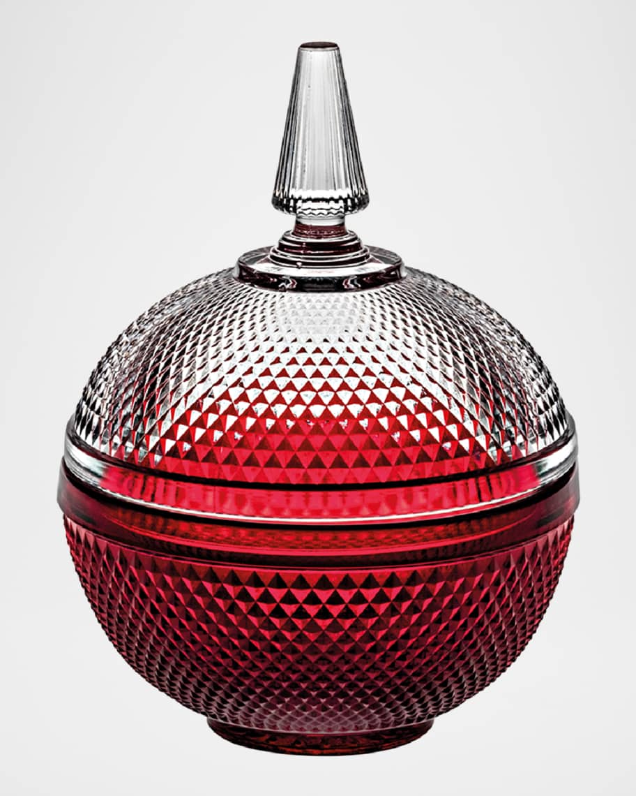 Vista Alegre Bicos Red Glass Box | Horchow