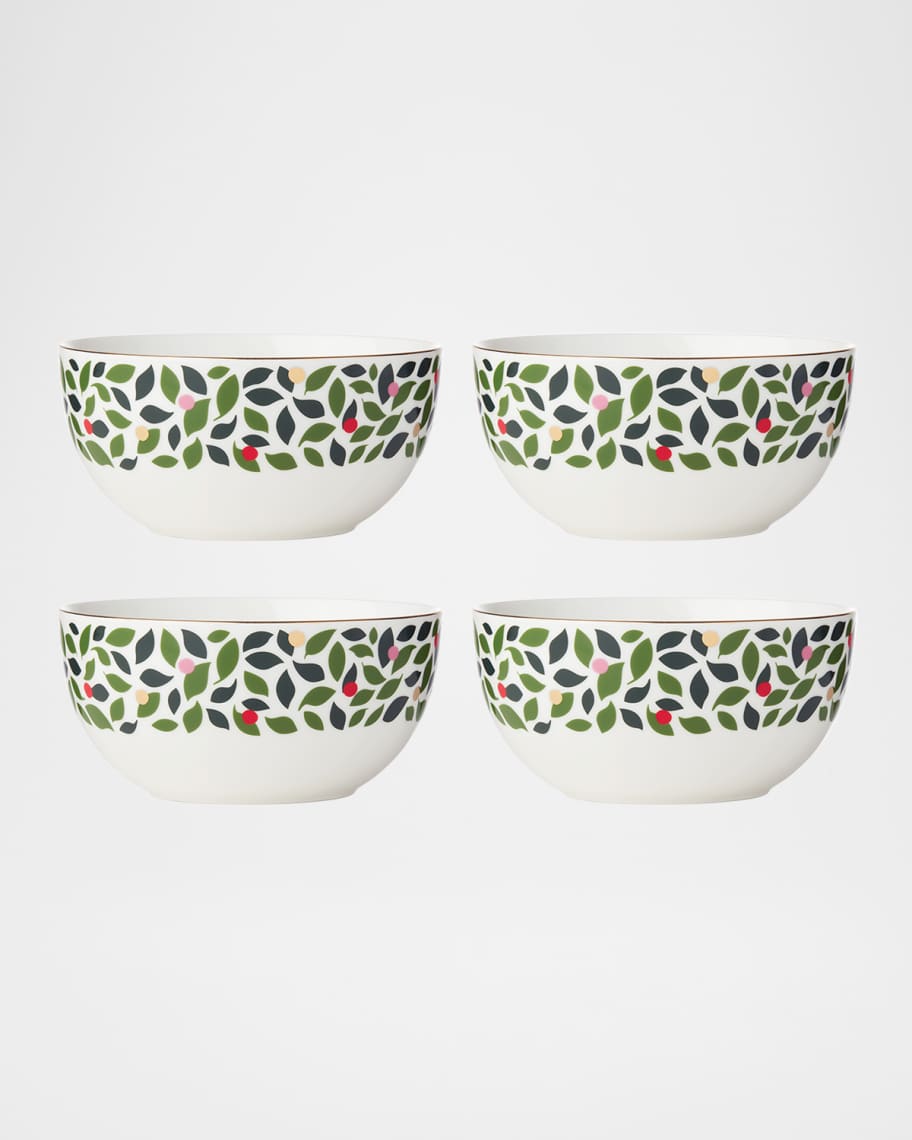 kate spade new york evergreen 4-piece soup/cereal bowls | Horchow