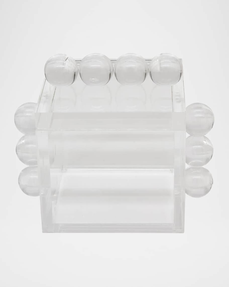 Tizo Clear Lucite Box with Bubbles | Horchow