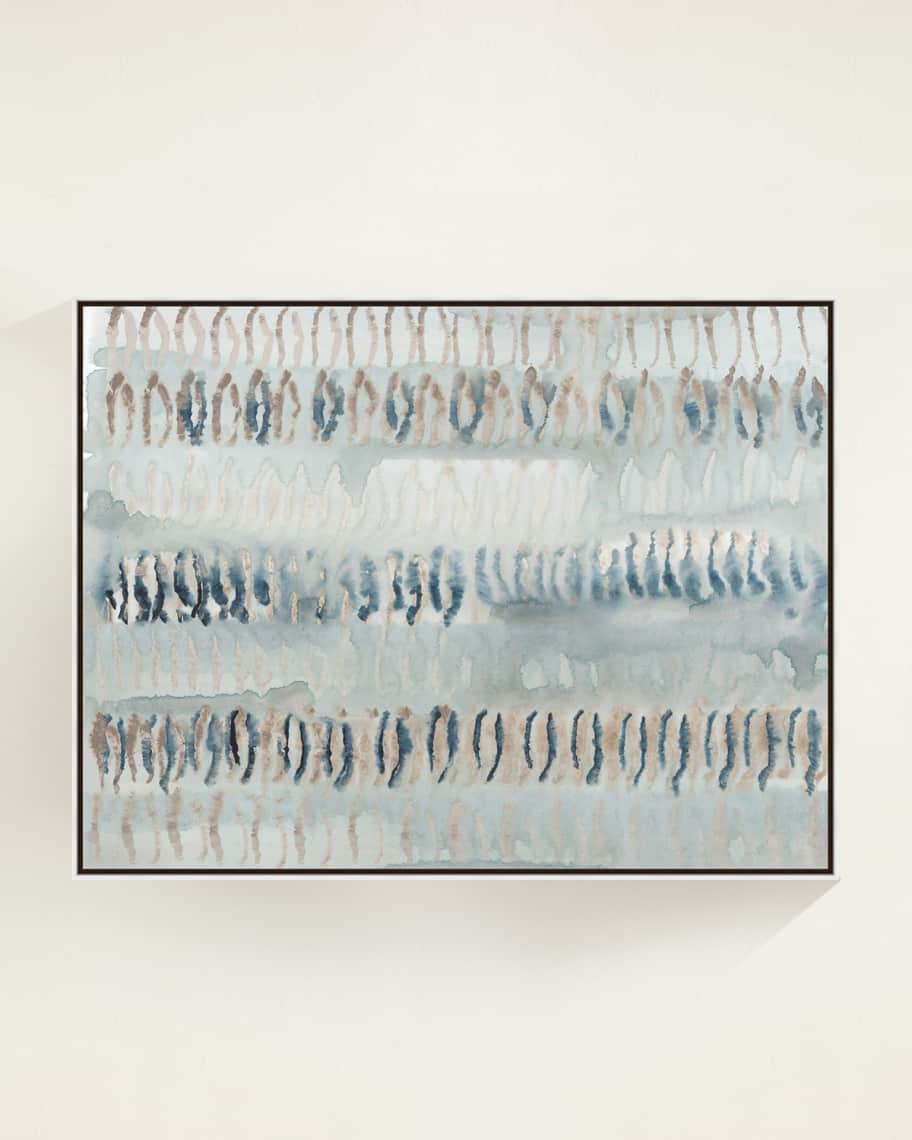 "Azure Haze" Framed Giclee by Danielle Davis, 55" x 42" | Horchow