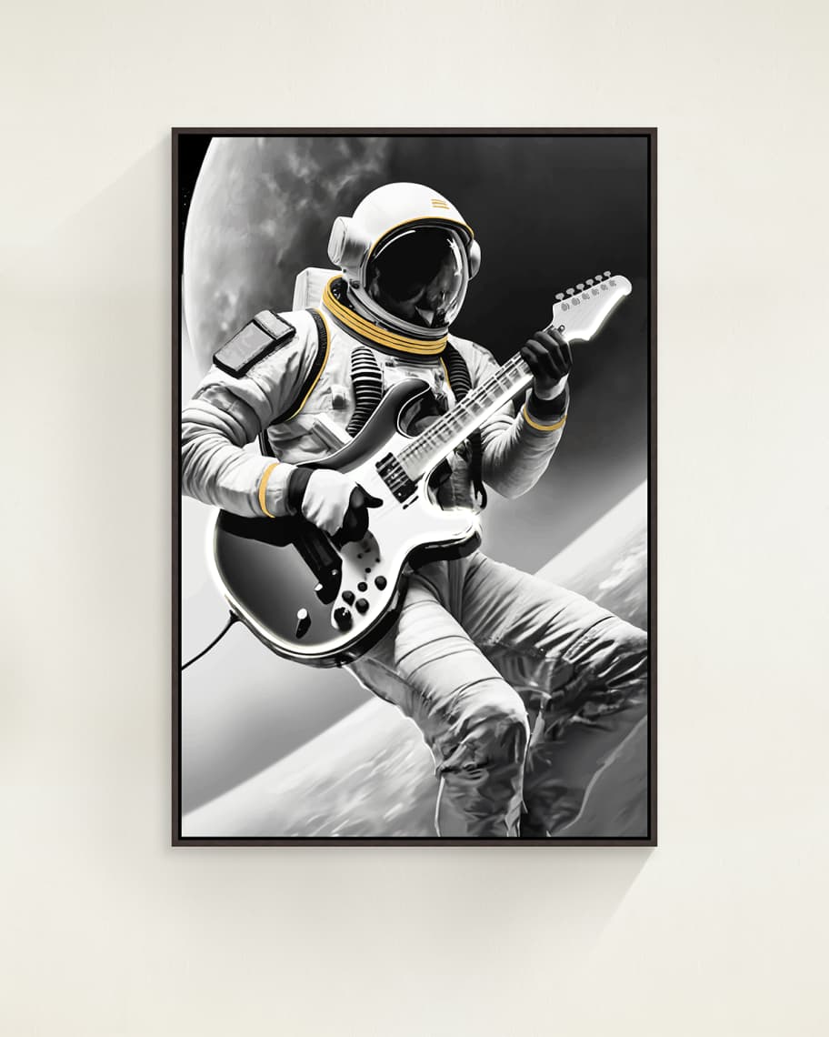 "Electrified Guitar Solo Among the Stars" Framed Giclee by Richard ...