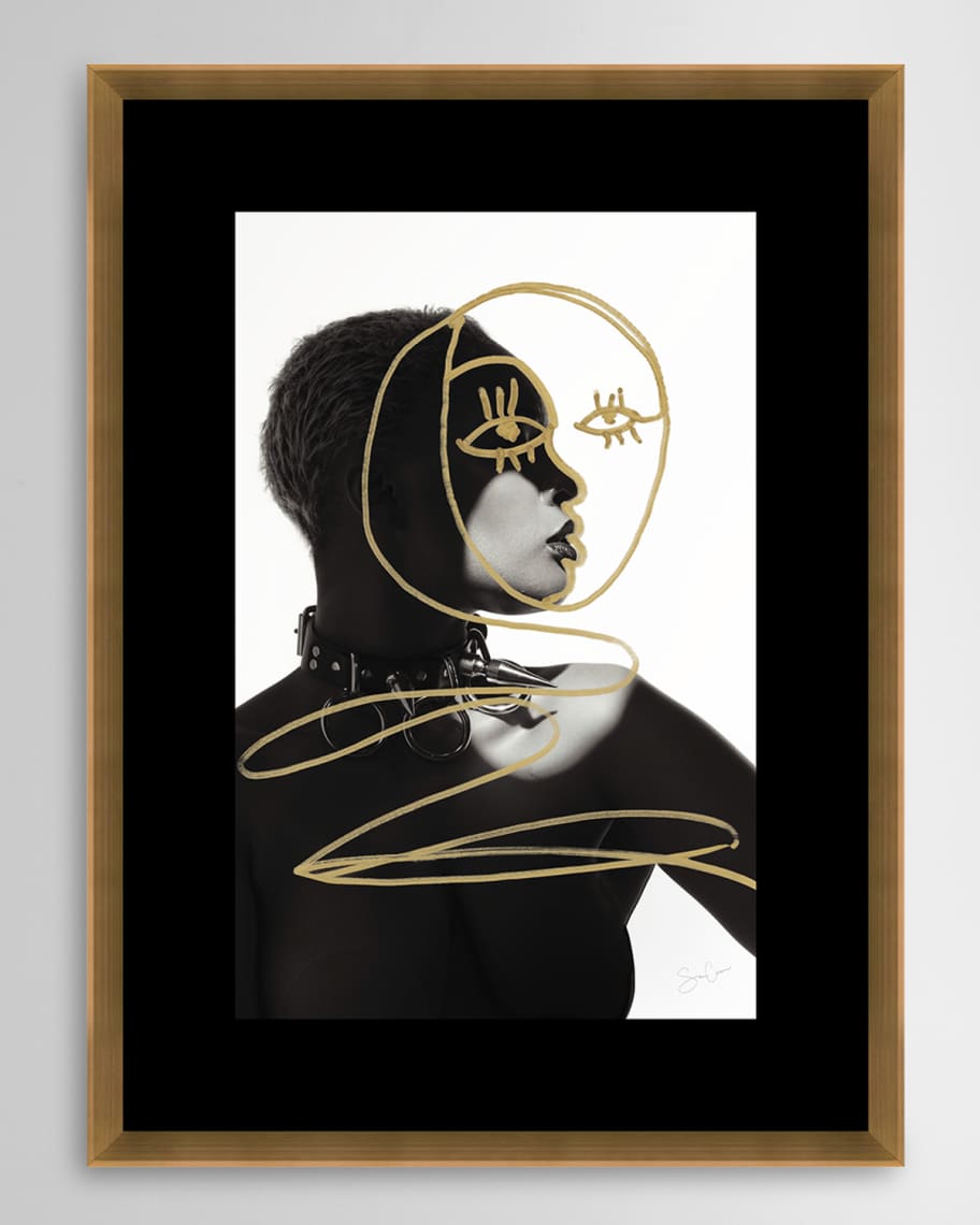"Gaze" Framed Giclee by Sean Cason, 20" x 27" | Horchow