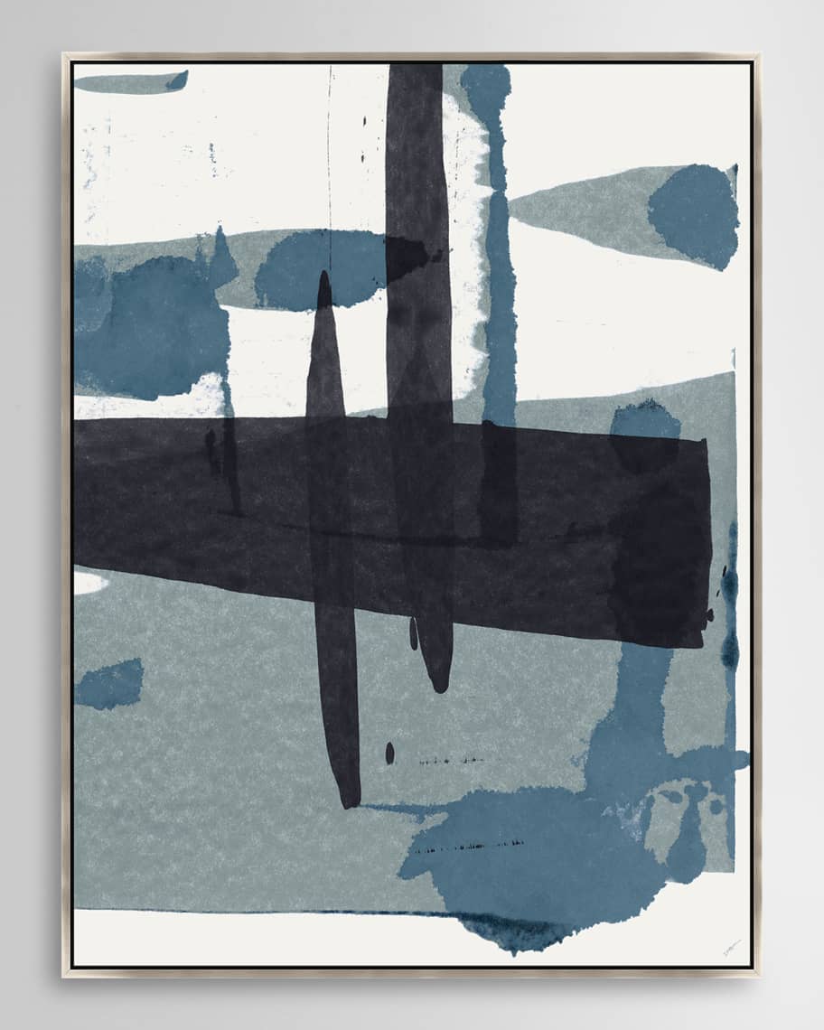 "Indigo Bypath III" Framed Giclee by Dawn Sweitzer, 32" x 42" | Horchow