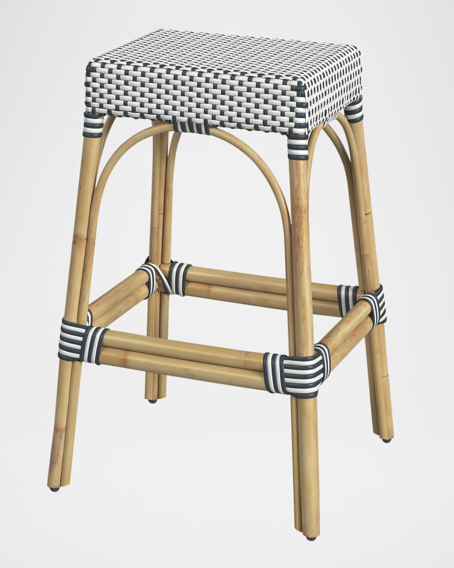 Butler Specialty Co Robias 30" Rattan Bar Stool | Horchow