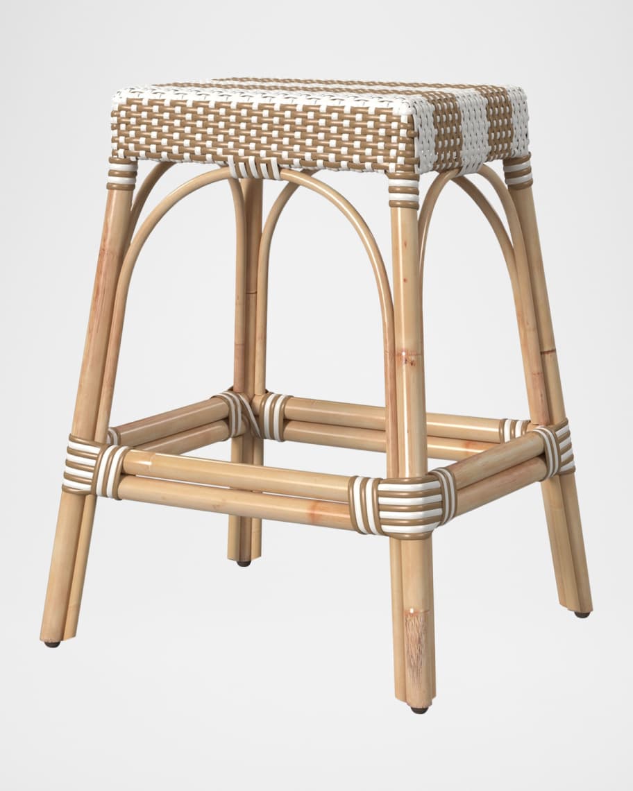 Butler Specialty Co Robias 30" Rattan Bar Stool | Horchow