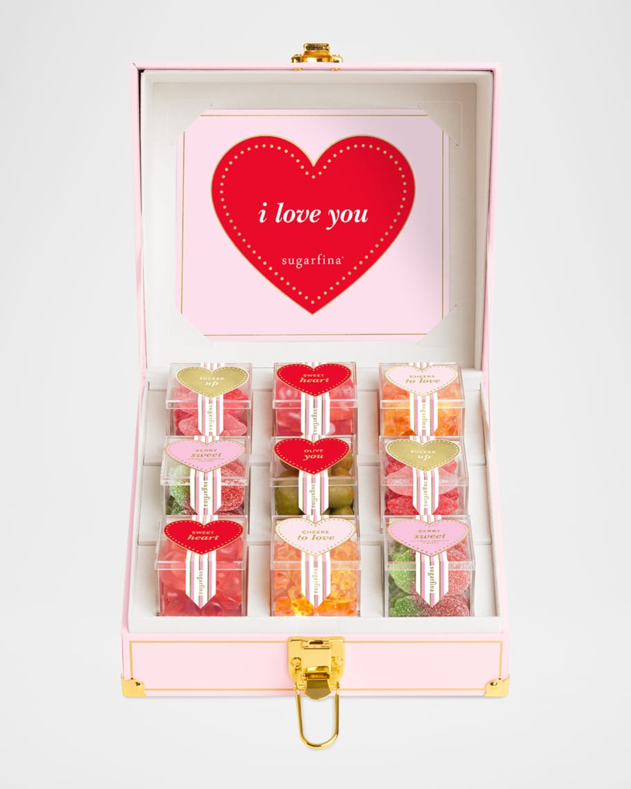 Sugarfina Valentine's Day 2025 9-Piece Mini Trunk Box | Horchow