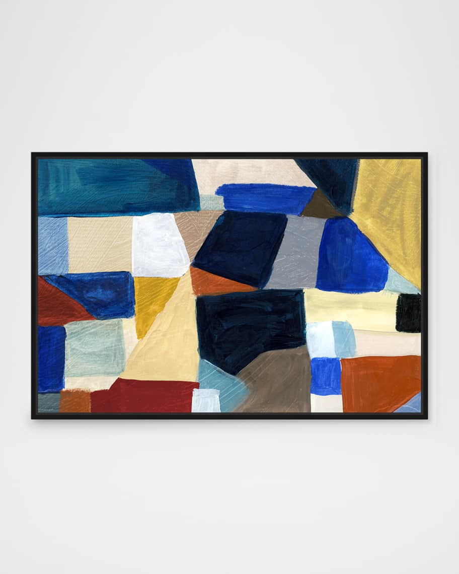 The Oliver Gal Artist Co. "Midcentury Landscape" Hand-Embellished ...