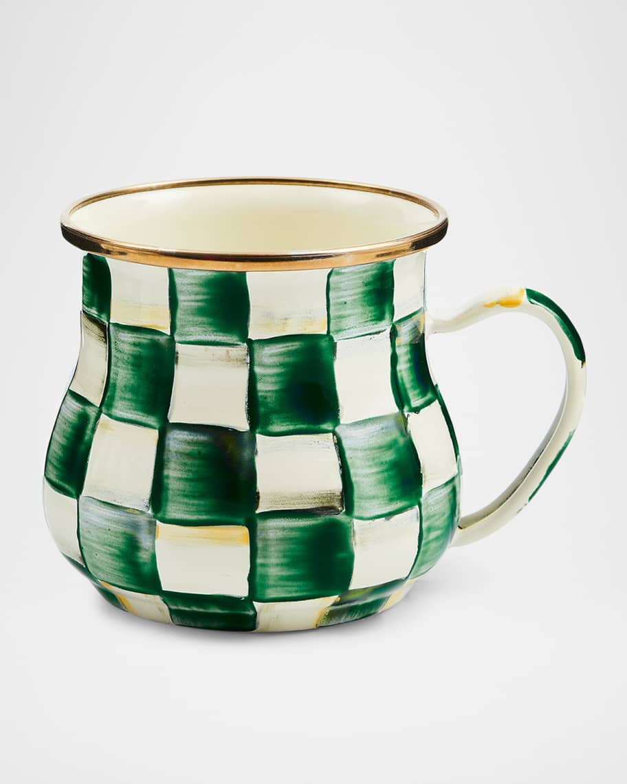 MacKenzie-Childs Emerald Check Mug | Horchow