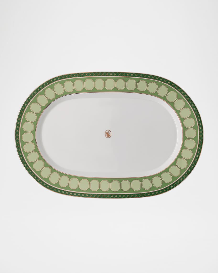 SWAROVSKI Signum Platter, 16" | Horchow
