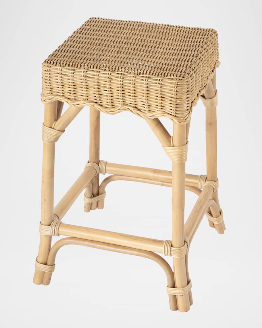 Butler Specialty Co Flora Rattan 24" Counter Stool | Horchow