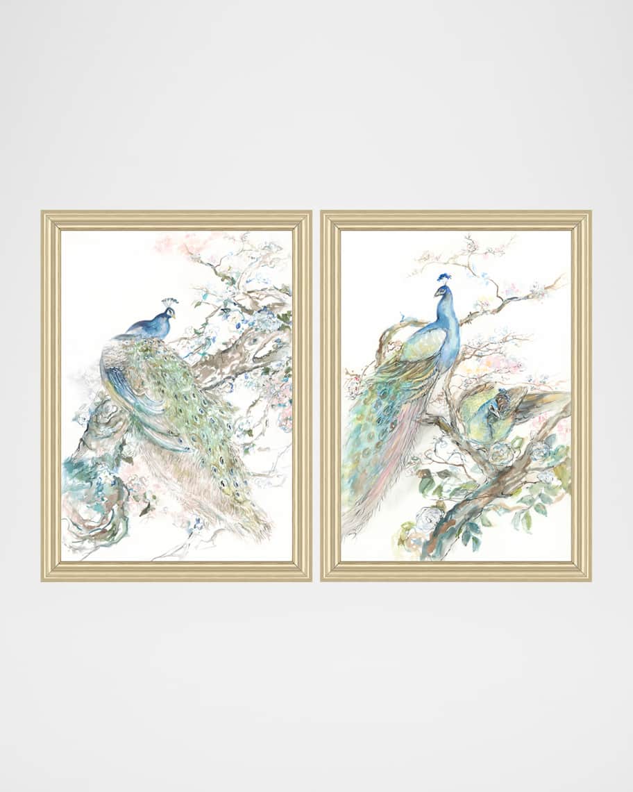 "Harmony In Nature's Melody I" Set of 2 Framed Giclees by Maelani Blue ...