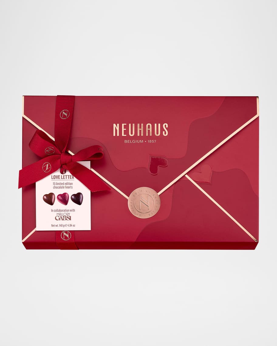 Neuhaus Chocolate Opposites Attract Love Letter 15-Piece Chocolate Gift ...