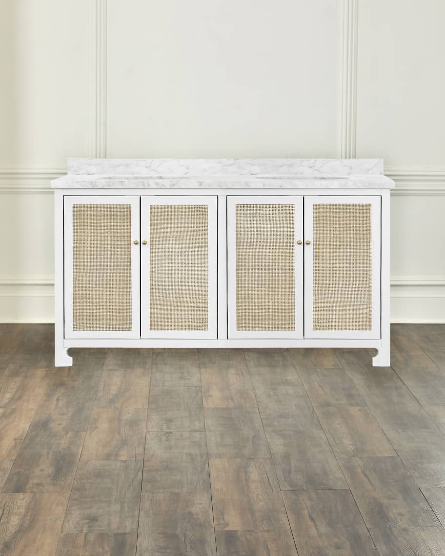 Worlds Away Boyd 60" Double Bath Vanity | Horchow