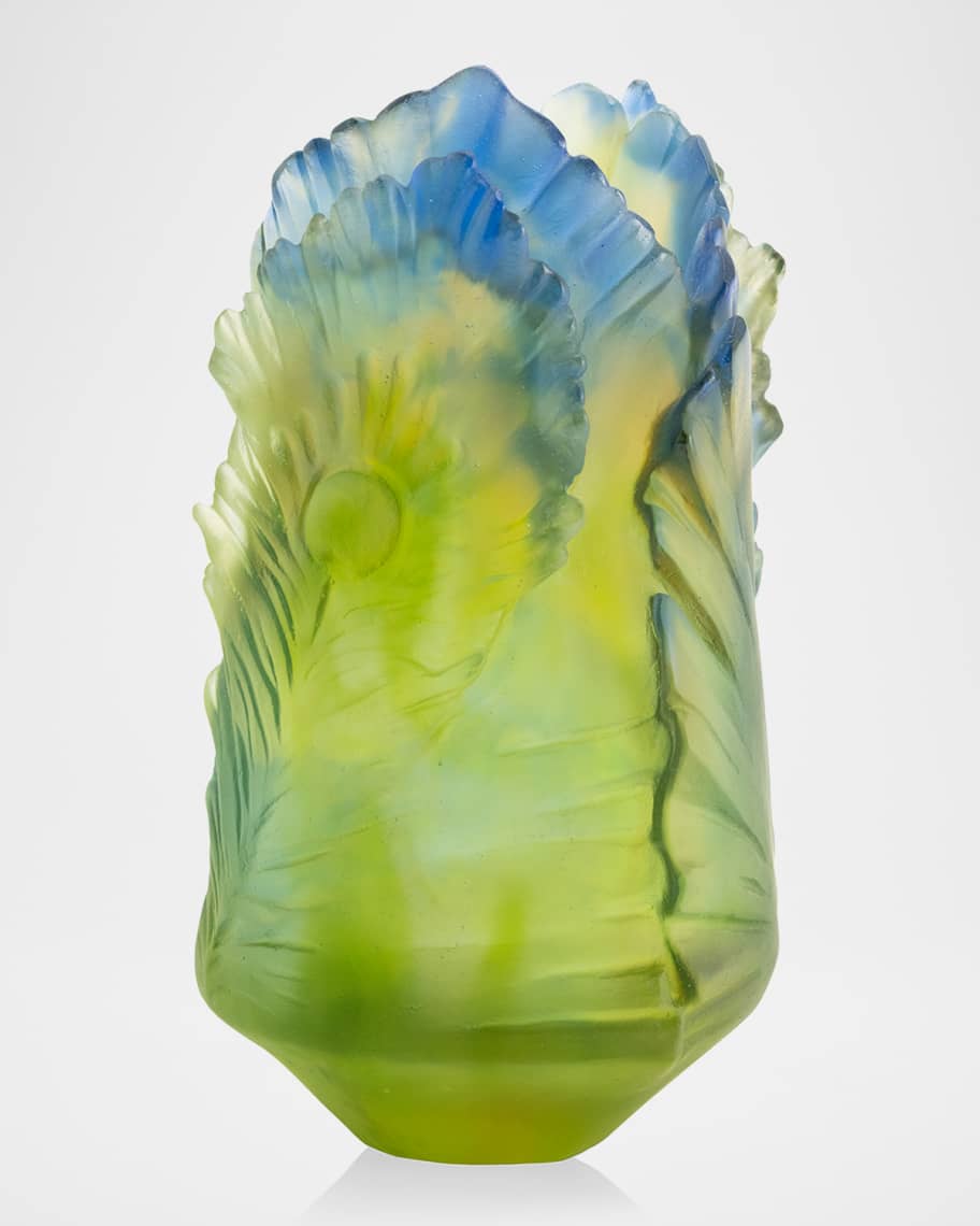 Daum Fleur de Paon Exotique Small Vase | Horchow