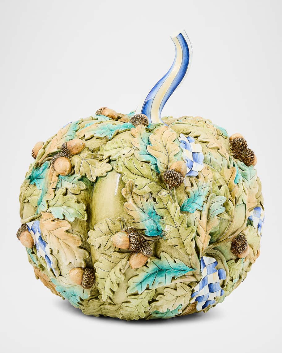 MacKenzie-Childs Royal Autumn Acorn Pumpkin, Large | Horchow