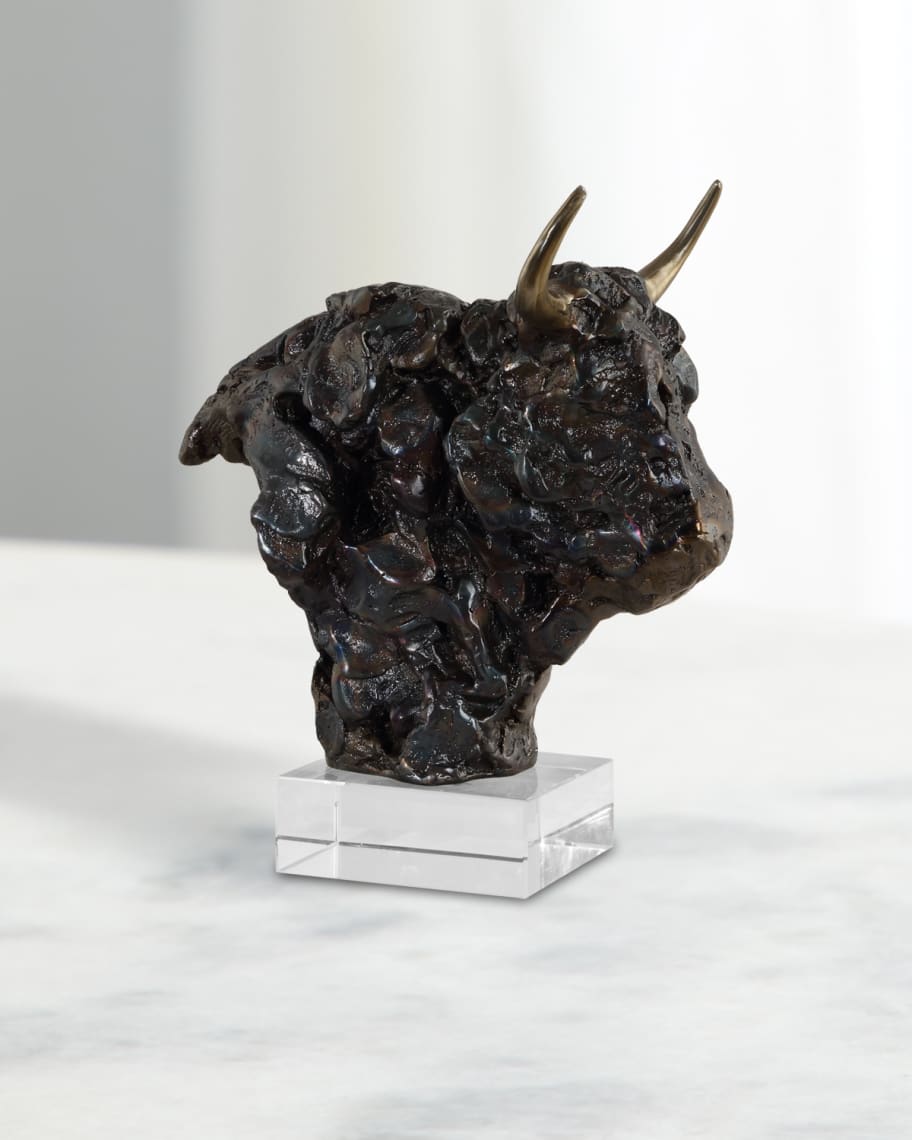 The Uttermost Co Bison Bust Sculpture | Horchow