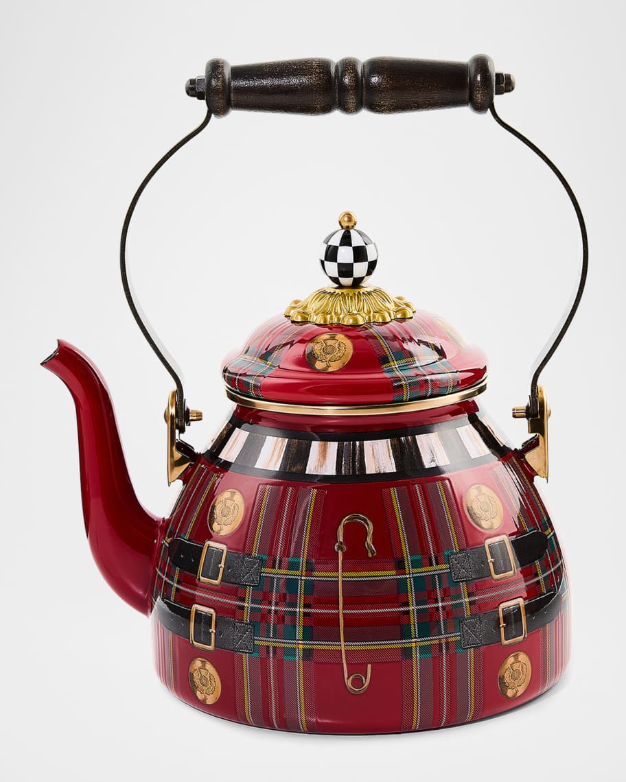 MacKenzie-Childs The Kilted Tea Kettle, 2 Qt. | Horchow