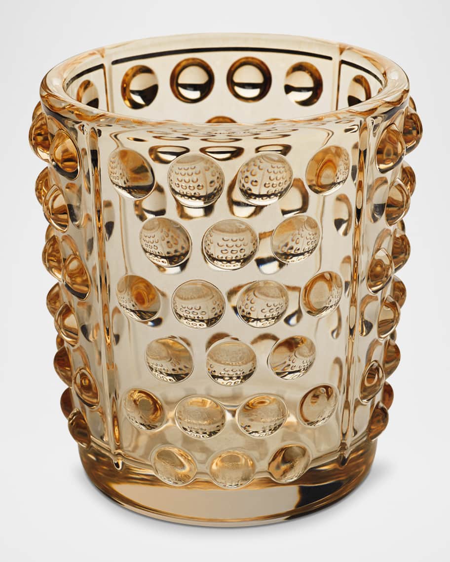 Lalique Mossi Gold Luster Crystal Votive Candleholder | Horchow