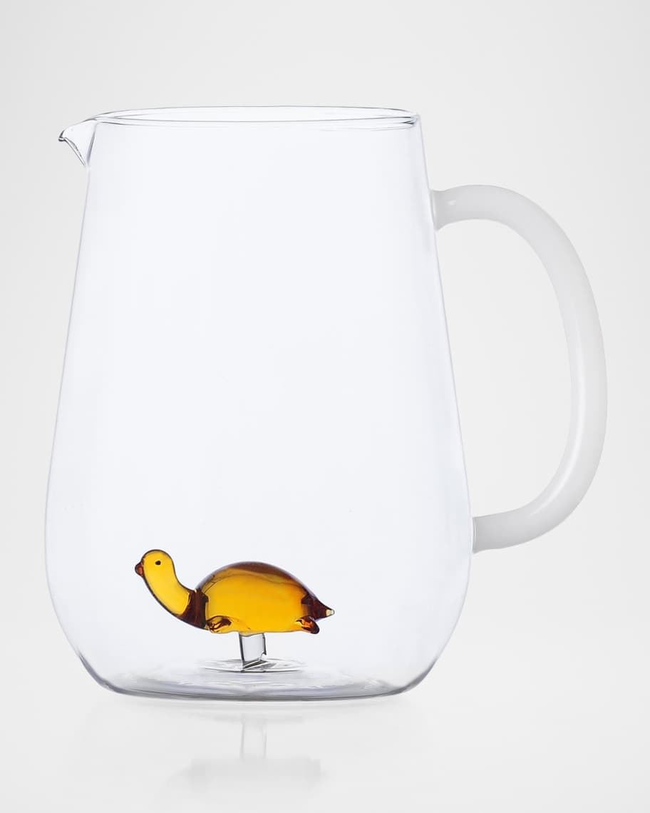 ICHENDORF Animal Farm Turtle Pitcher, 56.5 oz. | Horchow