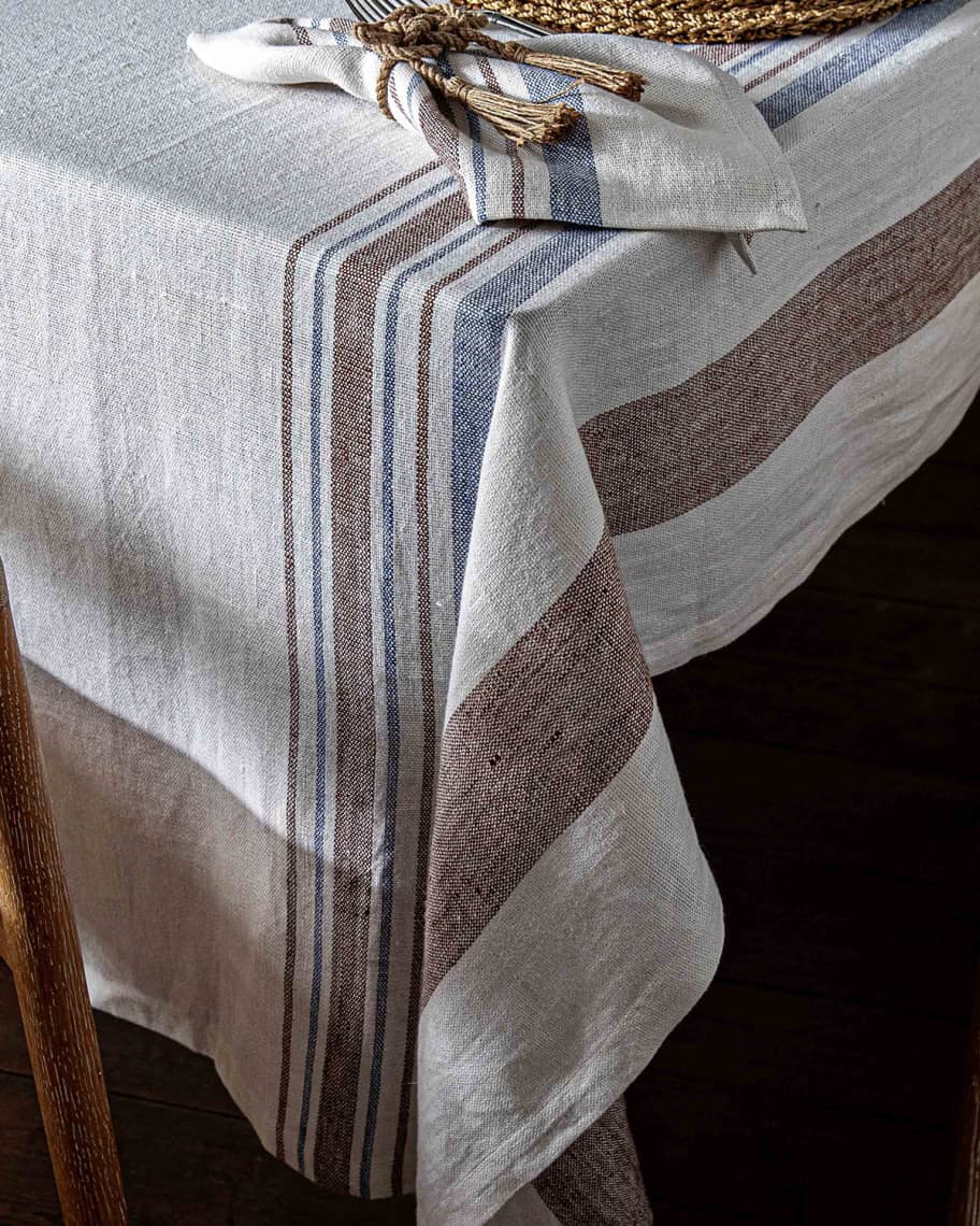 Juliska Danish Stripe Tablecloth, 60" x 120" | Horchow