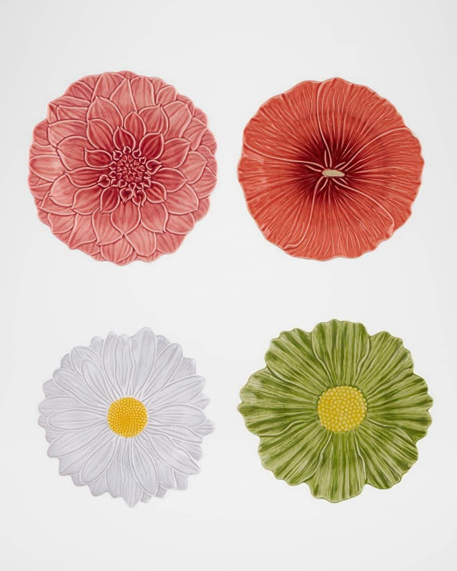 Bordallo Pinheiro Maria Flor Assorted Fruit Plates, Set of 4 | Horchow