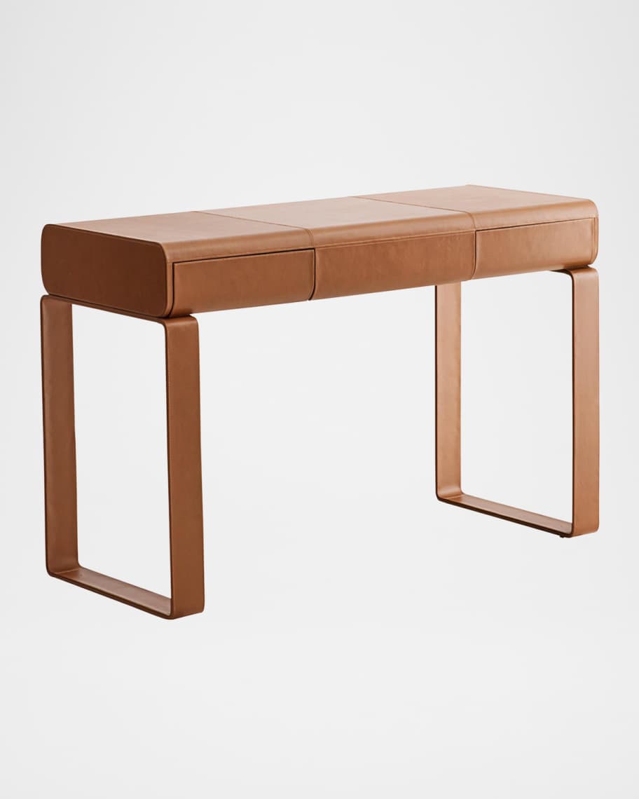Arteriors Meyer Leather Writing Desk | Horchow