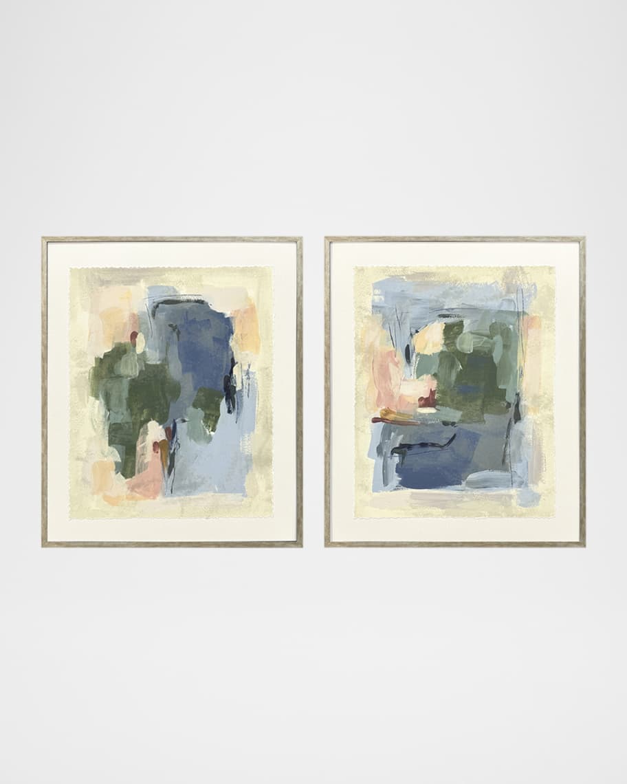 Paragon Decors "Palette Map II" Framed Giclees by June Erica Vess, Set ...