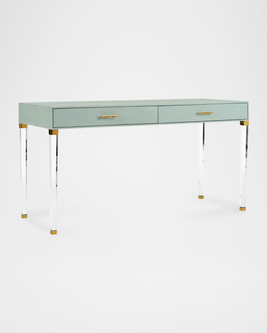 Chelsea House Camilla Faux Shagreen Writing Desk | Horchow