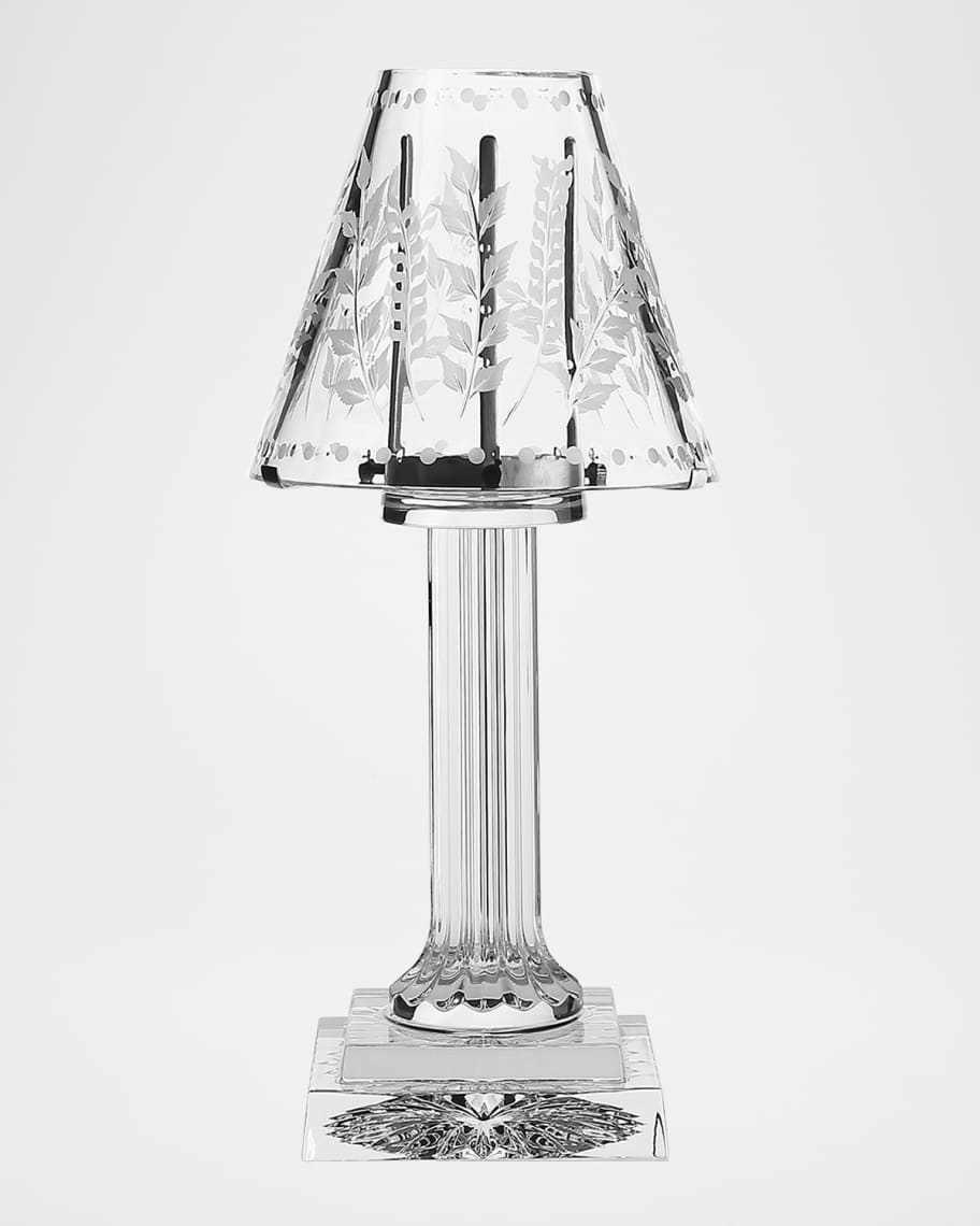 William Yeoward Crystal Fern 12" Candle Table Lamp | Horchow
