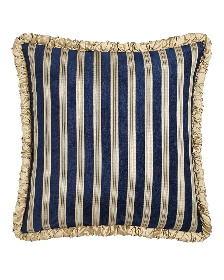 Austin Horn Collection Concord Reversible European Sham with Ruched ...