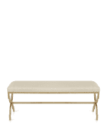 Pascal Linen Bench | Horchow