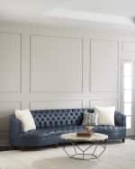 Magnolia home leather sofa store