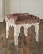 Massoud Chamblee Acrylic Ottoman | Horchow