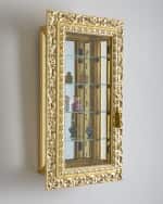 Four-Shelf Wall Vitrine | Horchow