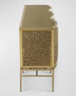 Global Views Crinkle Bronze Floating Console | Horchow