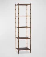 Port 68 Doheny Brass Etagere | Horchow