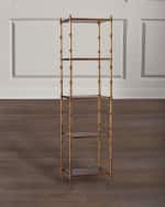 Port 68 Doheny Brass Etagere | Horchow