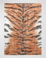 Global Views Tiger Stripe Hand-Woven Rug, 6' x 9' | Horchow
