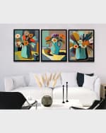 Prestige Arts "Retro Blooms" Giclee Wall Art Collection & Matching ...