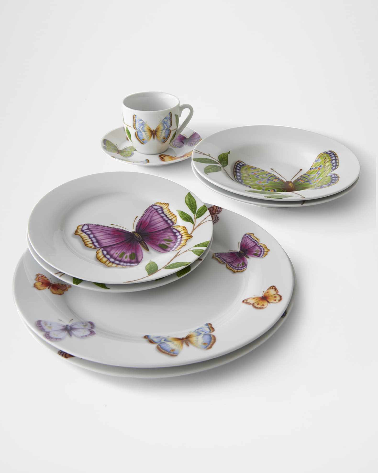 Neiman Marcus 20-Piece Butterfly Dinnerware Set | Horchow