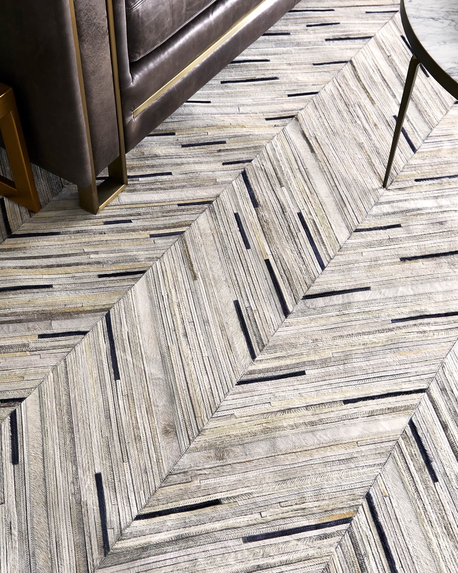 Exquisite Rugs Aquinnah Hair on Hide Rug, 10' x 14' | Horchow