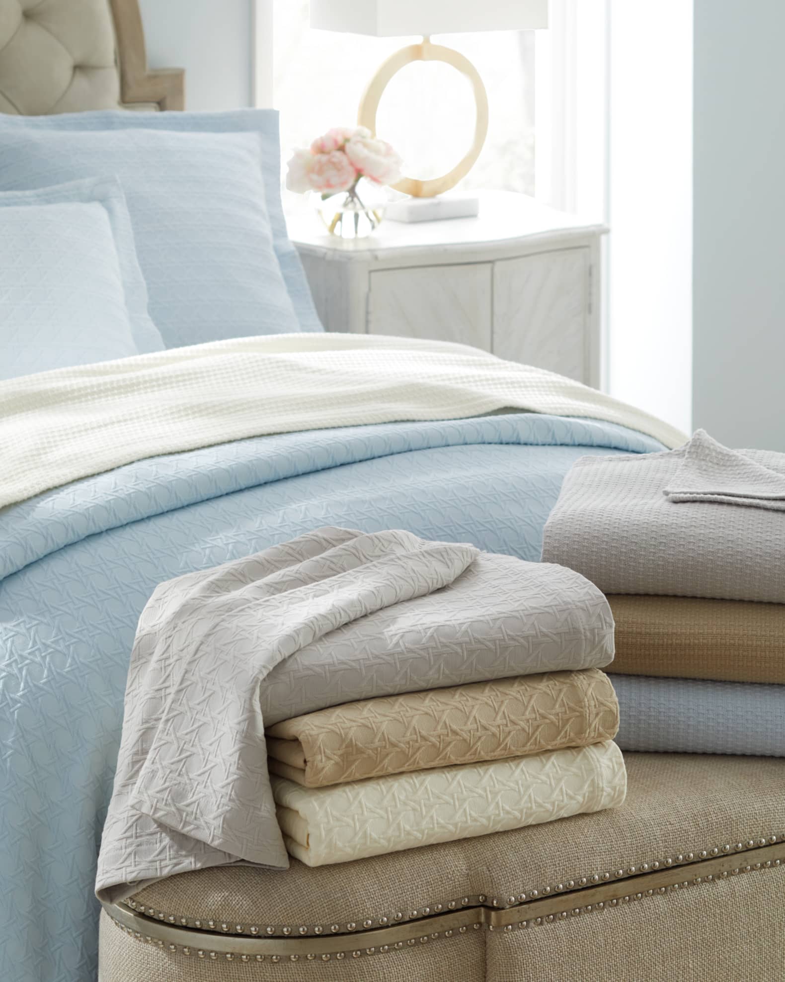 Sferra Marcus Tara Full/Queen Blanket, 96" x 100" | Horchow