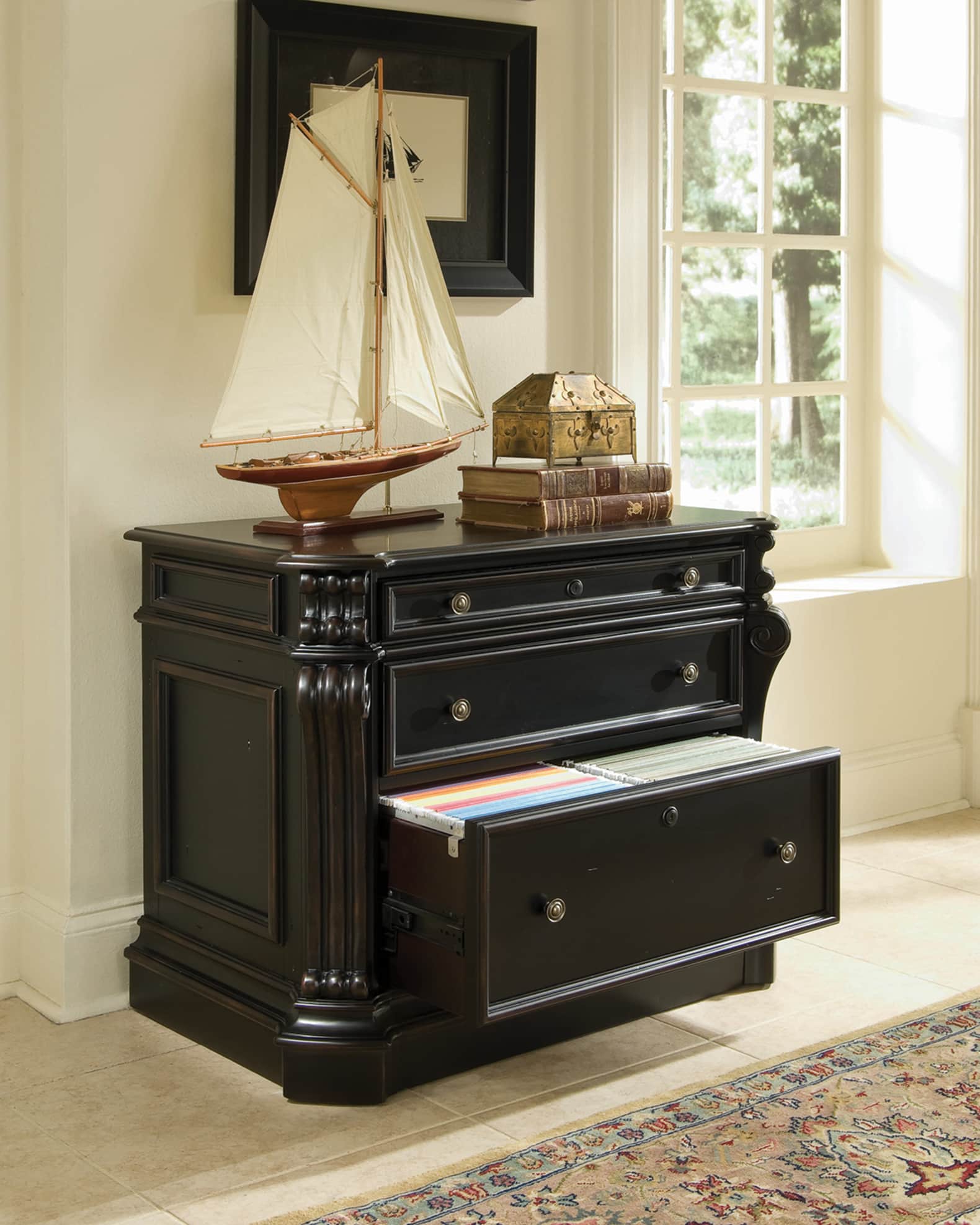 Hooker lateral file store