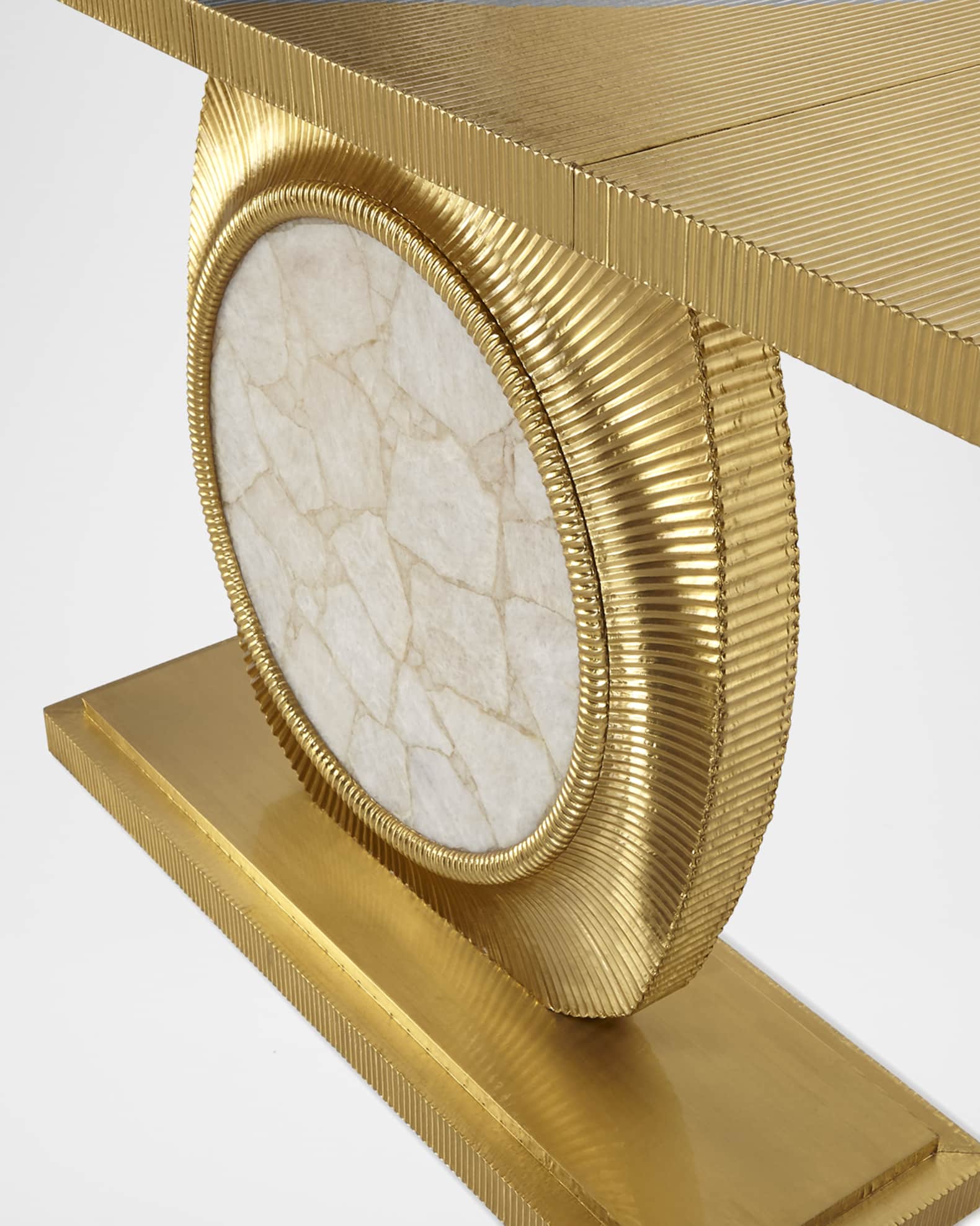 Global Views Opera Fluted Console Table | Horchow